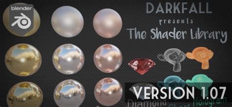the shader library add on update version 1 07 blendernation