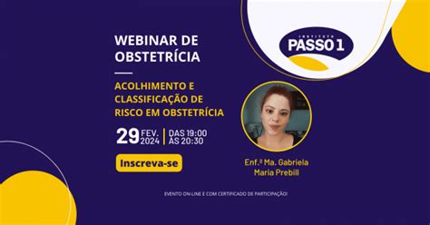 Acolhimento e classificação de risco em obstetrícia online Sympla