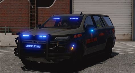 Georgia State Patrol Unit 2021 Chevy Tahoe Moosey Modifications