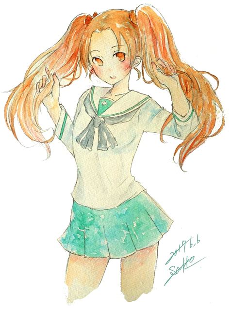 Kadotani Anzu Girls Und Panzer Drawn By Chimasakko Danbooru