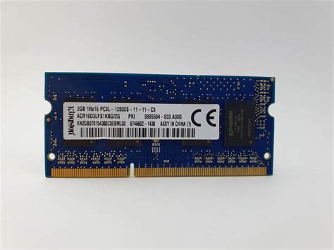 Купити Оперативна пам'ять для ноутбука SODIMM Kingston DDR3L 2Gb ...