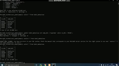 Normalisasi Database Dml Insert Select Update Delete Youtube