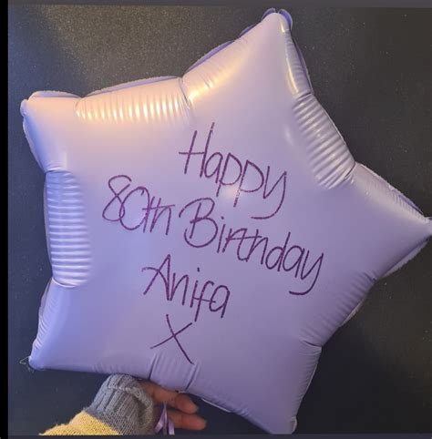 Personalised Balloons Sekret Balloons