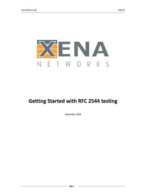 Getting Started Rfc2544 Pdf Microsoft Excel Port Computer Networking