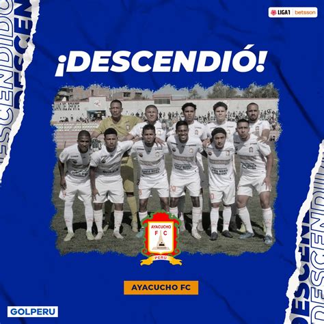 Golperu On Twitter 🚨 Últimominuto ¡perdiÓ La CategorÍa Cayendo 4 2