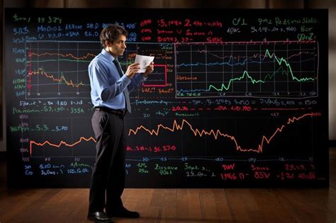 Economics Unemployment Graph Chalkboard Premium Ai Generated Image