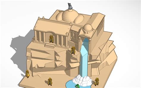 3d Design Waterfall House Tinkercad