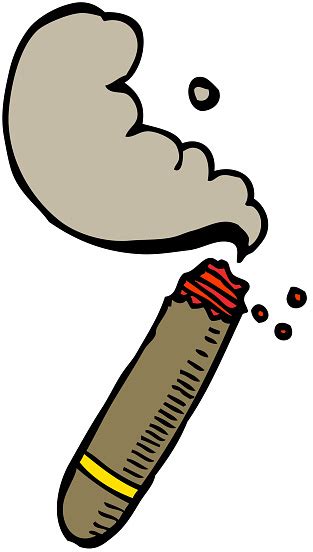 Comic Zigarre Stock Vektor Art Und Mehr Bilder Von Außergewöhnlich