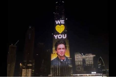 Burj Khalifa Lights Up To Wish Shah Rukh On His 57th Birthday Gg2
