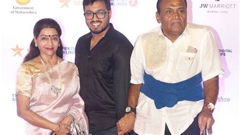 S Famous Actress And Dancer Jayshree T With Her Son And Husband