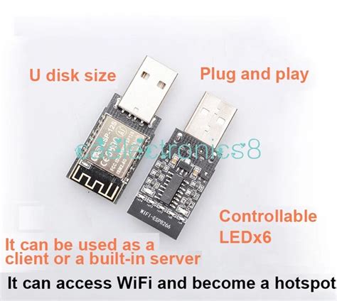 Esp8266 Mini Wifi Module Ch340c Esp 12s Development Board Learning Test