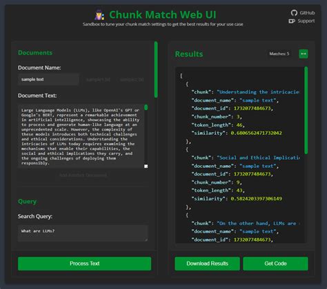 Chunk Match Equill Labs