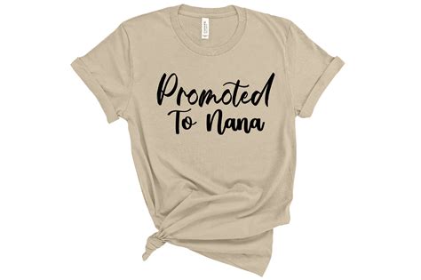 Promoted To Nana Svg Graphic By Nirmal108roy · Creative Fabrica