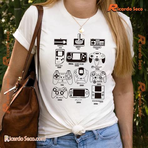 Joystick Evolution Handheld Game Console Graphic Unisex Tee Shirt For