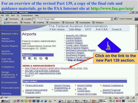 Ppt 14 Cfr Part 139 Certification Of Airports Final Rule Powerpoint