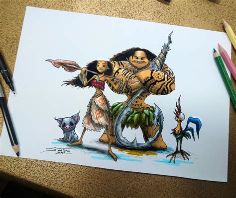 Creepyfied Moana Drawing By Atomiccircus On Deviantart