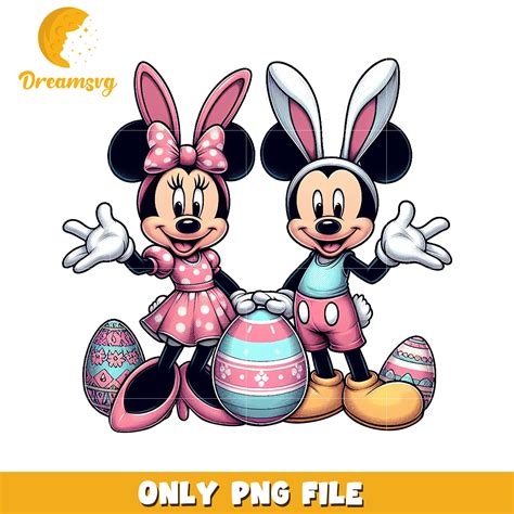 Minnie Mickey Easter Png Bunny Dreamsvg Store