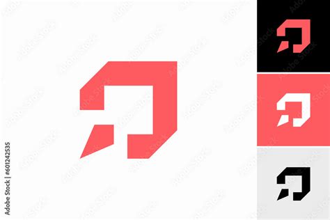 Square Rocket Logo Vector Premium Design Stock Vector Adobe Stock