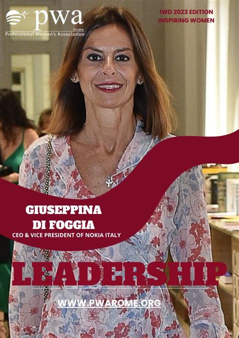 Professional Womens Association Pwa On Linkedin Giuseppina Di