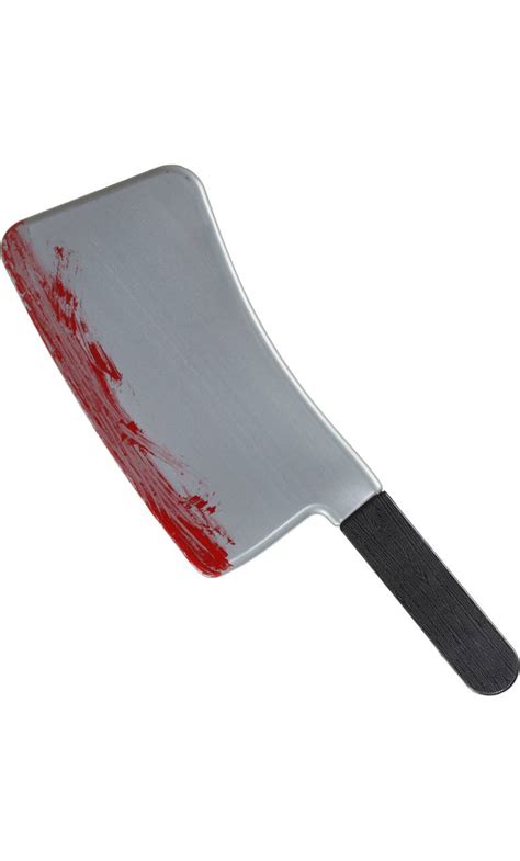 Couteau De Boucher Ensanglanté Accessoire Halloween Ha0155