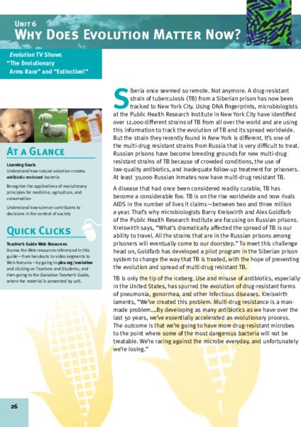 Why Does Evolution Matter Now Lesson Plan For 9th 12th Grade Lesson Planet