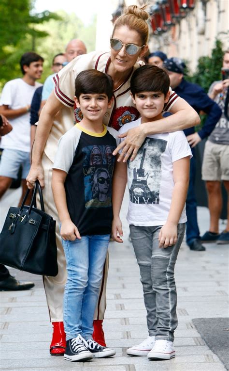 Céline Dions 6 Year Old Twins Look All Grown Up In Paris E Online Au