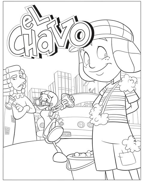 18 El Chavo Del 8 Para Colorear ¡aventuras En Cada Trazo