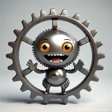 Animated Gear Character Stable Diffusion Online