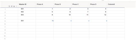 What Formula For One Master Id With Multiple Data Rows And Columns