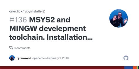 Msys2 And Mingw Develepment Toolchain Installation Failed Pacman Failed · Issue 136
