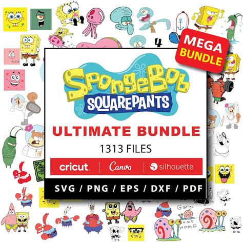 Spongebob Png Etsy