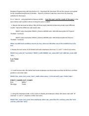 Refining Docx Database Programming With Sql Section