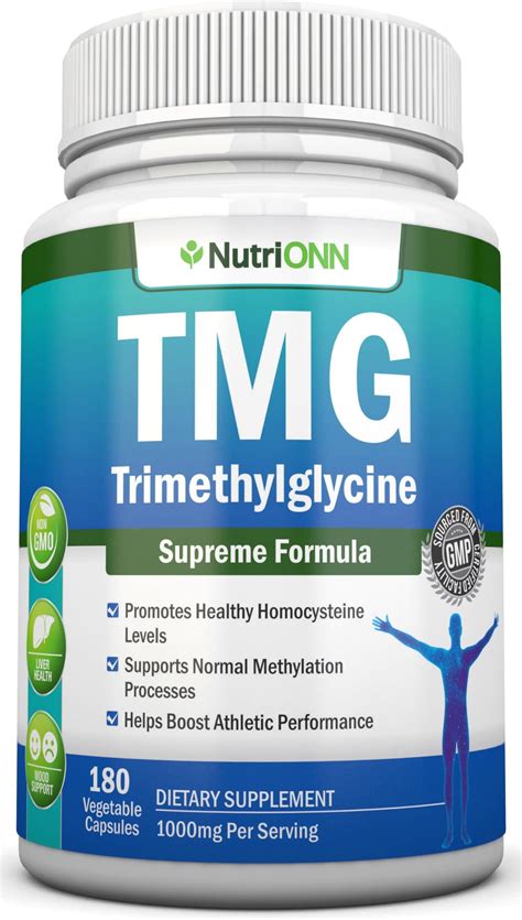 Nutricost Tmg Trimethylglycine 750mg 120 Capsules