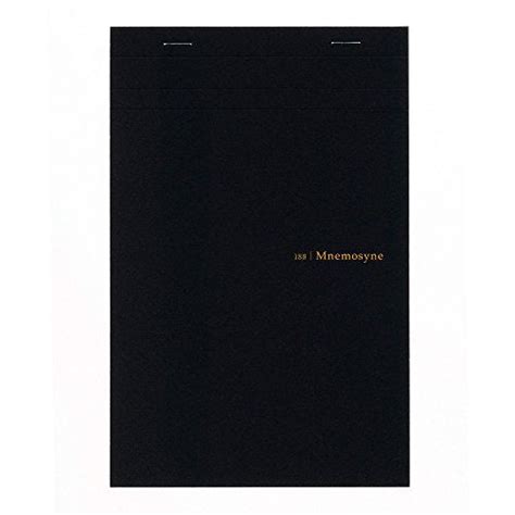 Maruman Notepad A5 Square Ruled N188a Black Wafuu Japan
