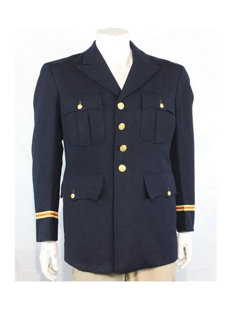 Genuine Surplus Us Army Service Uniform Dress Jacket Asu Navy 36 38 1561
