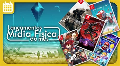 Próximos Lançamentos Em Mídia Física Para O Nintendo Switch Outubro