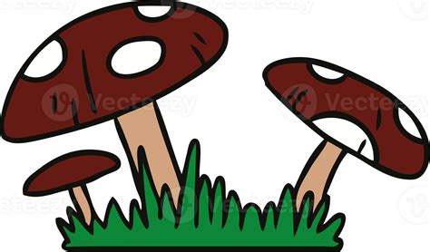 Cartoon Doodle Of A Toad Stool 36342499 Png