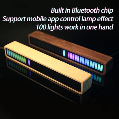 Music Reactive RGB Led Light Colorful LED Music Rhythm Lamp Personalized Jewelry Gifts At