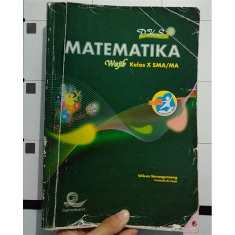 Jual Buku Paket Matematika Wajib Dan Peminatan Kelas X SMA MA Shopee