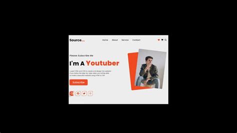 simple responsive website using html and css youtube