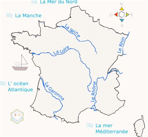 Vacances France Fleuves Voyage Carte Plan