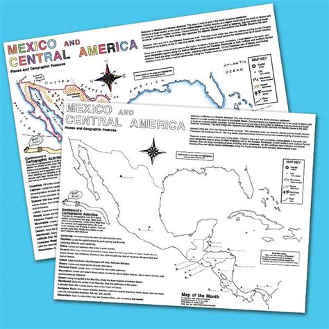 Geography Activity Maps And Resources For The Classroom By Map Of The Month