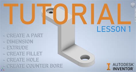 Autodesk Inventor Lesson 1 Getting Started Go Measure 4 Me In 3d