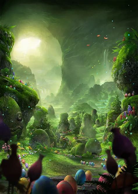 梦幻森林绿色背景背景图片素材下载 图片编号ylbrzaon 免抠素材网