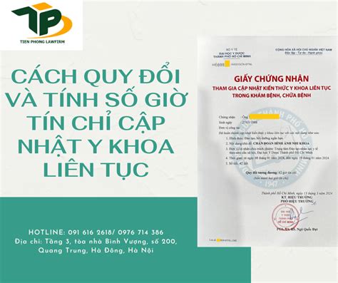 Dịch Vụ Luật Sư Luật Tiền Phong Quy ĐỔi VÀ TÍnh SỐ GiỜ TÍn ChỈ CẬp