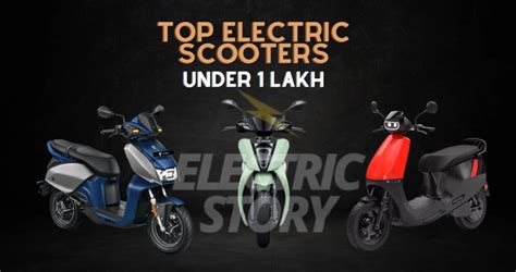 Best Electric Scooters Under 1 Lakh In India 2024