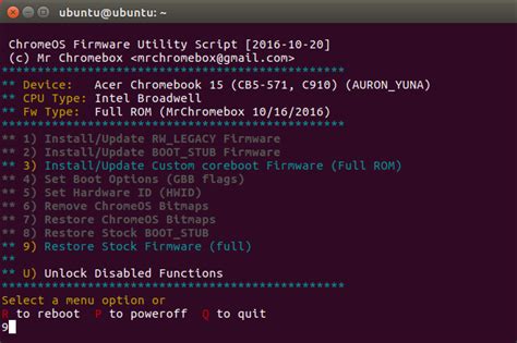 How To Restore Your Chromebooks Original Bios And Software If Youve