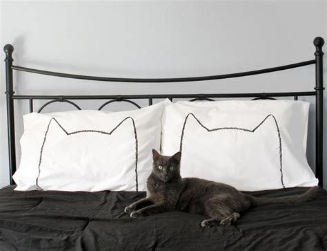Cat Nap Pillow Case Set Unique Dorm Decor Couples T Catnap Pillowcases Crazy Cat Lady