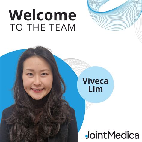 Jointmedica Were Excited To Welcome Viveca Lim To Jointmedica As Our New Product Manager