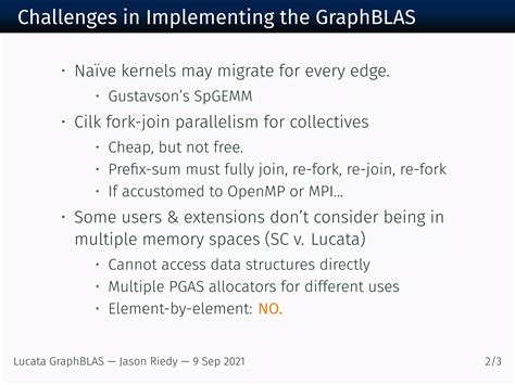 Lucata At The HPEC GraphBLAS BoF PPT